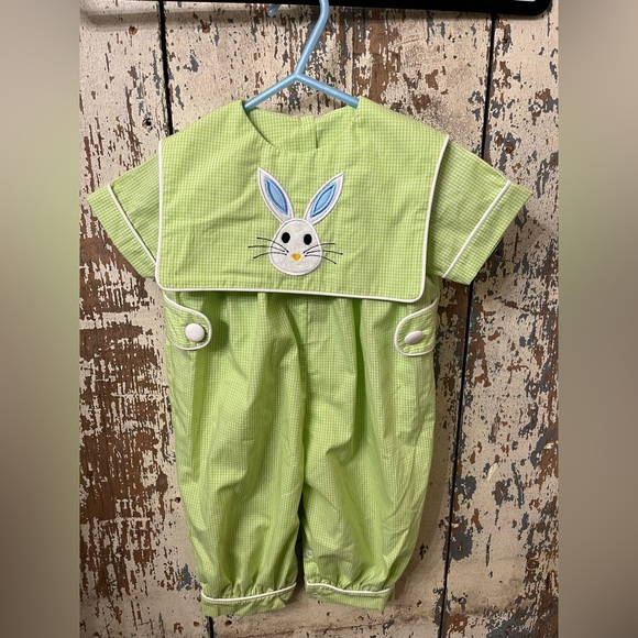 Delaney | One Pieces | Nwt Delaney Boys Easter Outfit Size 3m Rabbit ...